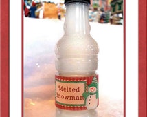 Unique melted snowman label related items | Etsy