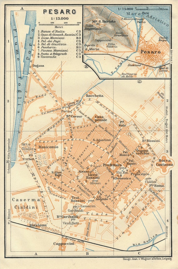 Gattile Villa Fastiggi Pesaro Italy Map