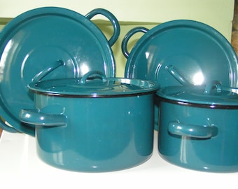 Unique enamel cookware related items | Etsy