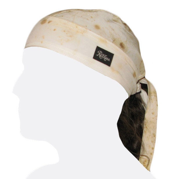 100% Silk Dew Rag Eucalyptus Spots durag doo-rag du rag