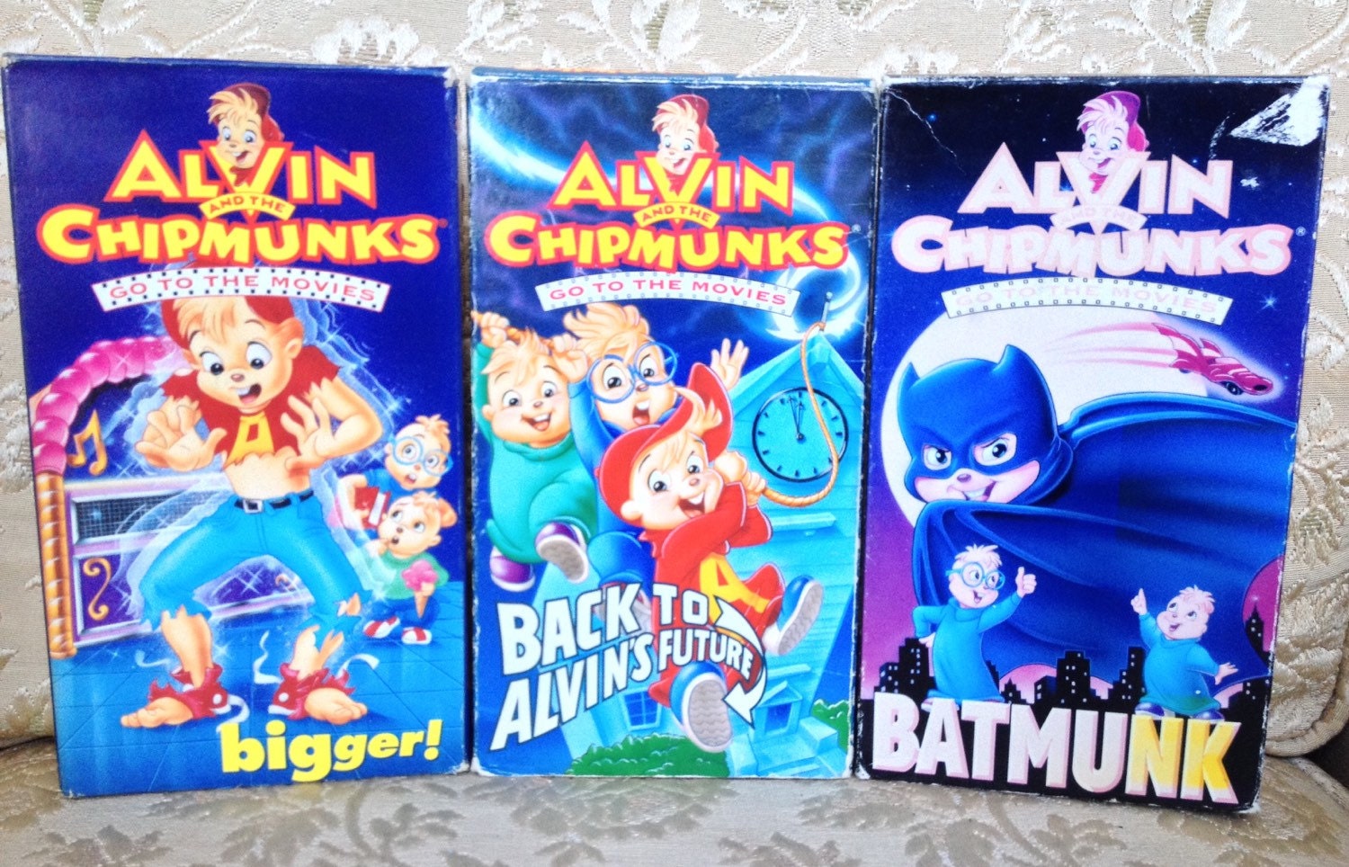 Alvin and the Chipmunks Go to the Movies VHS 1990 Cartoon