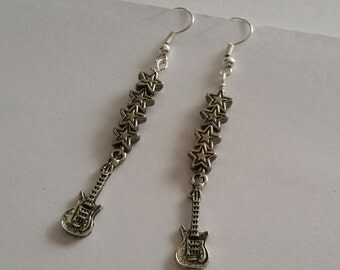 Rock n roll earrings | Etsy