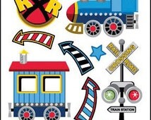 Unique train scrapbook related items | Etsy