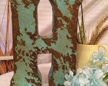 Popular items for metal letter h on Etsy