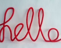 Popular items for wire word art on Etsy