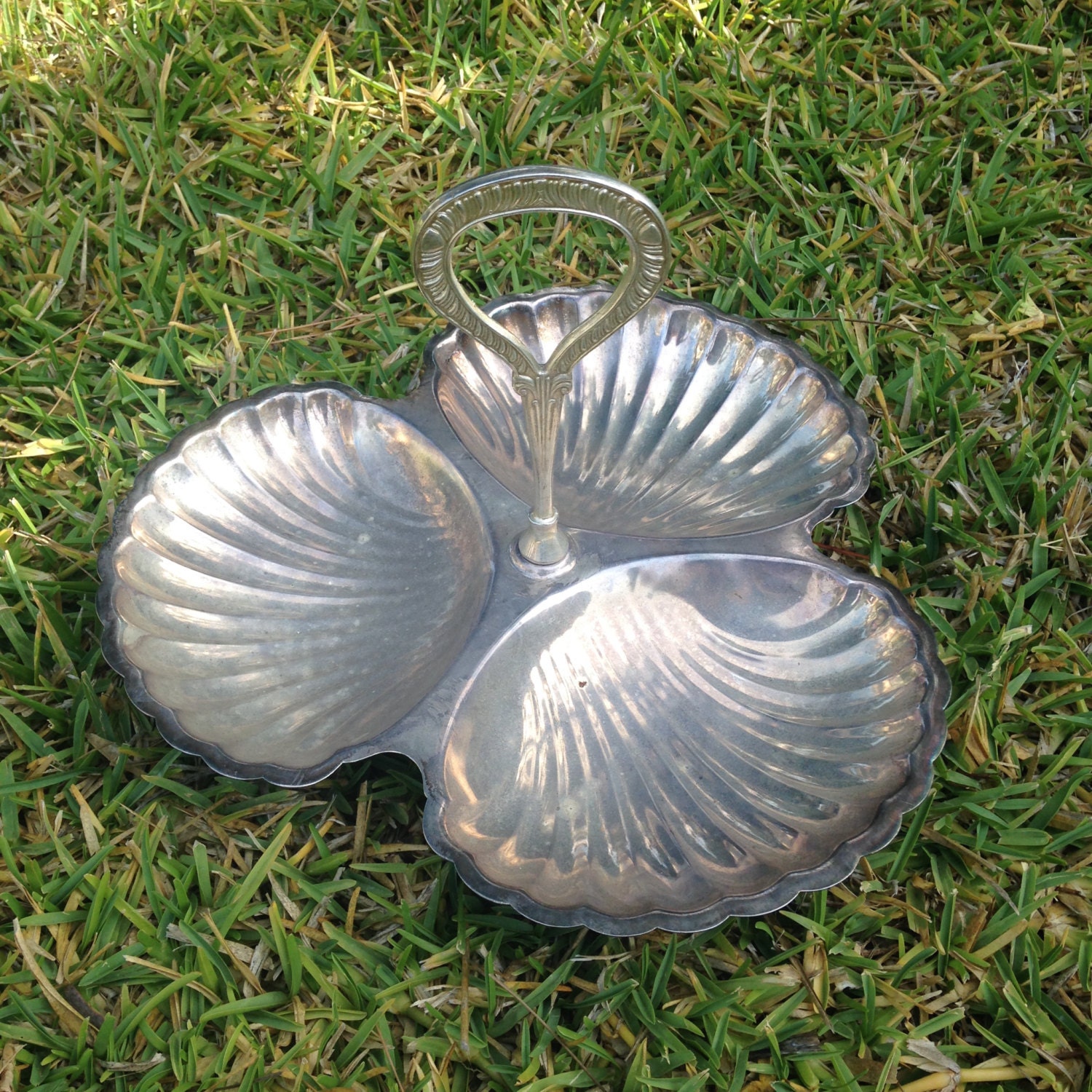 Vintage Silver Plated Shell Shaped Serving Platter – Haute Juice