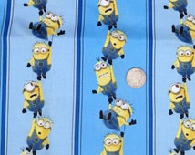 Popular items for minion fabric on Etsy