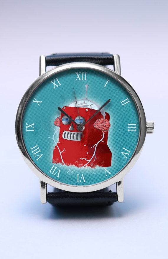 ROBOT Brains Handmade Watch ROBOTIC Watch by LovuTimepieces