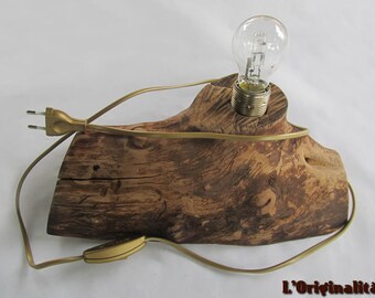 Wooden wall lamp | Etsy