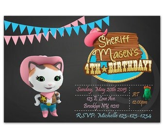 Sheriff invitation | Etsy