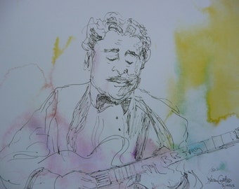 Bb king art | Etsy