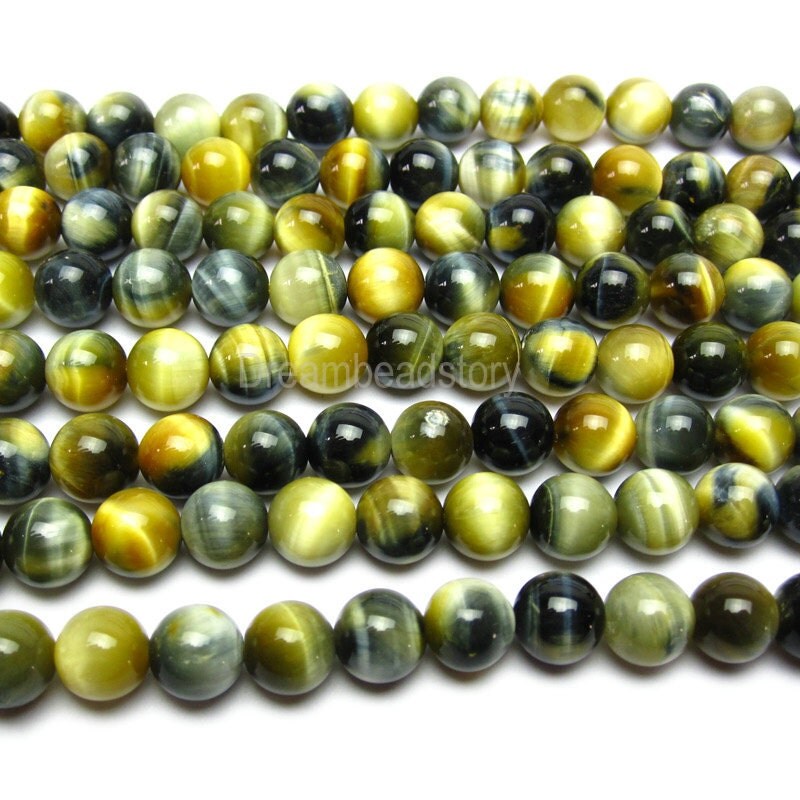 Fancy Tiger Eye Beads Natural Tigers Eye Gemstone Beads 6 8