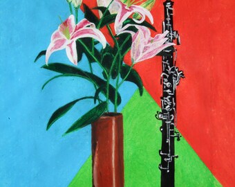 Oboe art | Etsy