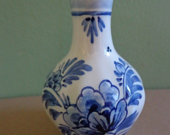 Delft blue vase | Etsy