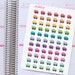 Planner Stickers Work Schedule Stickers