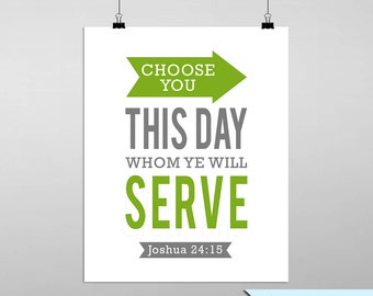Whom you will serve | Etsy