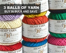 Popular items for hemp cotton yarn on Etsy
