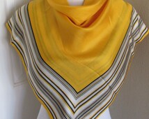 Popular items for bright yellow scarf on Etsy
