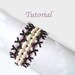 Beading Tutorial Bead Interlocking Bracelet Pattern Beaded