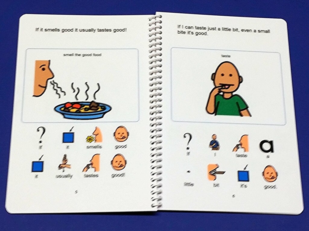 Try New Foods PECS Autism Social Skills Story ABA Autism