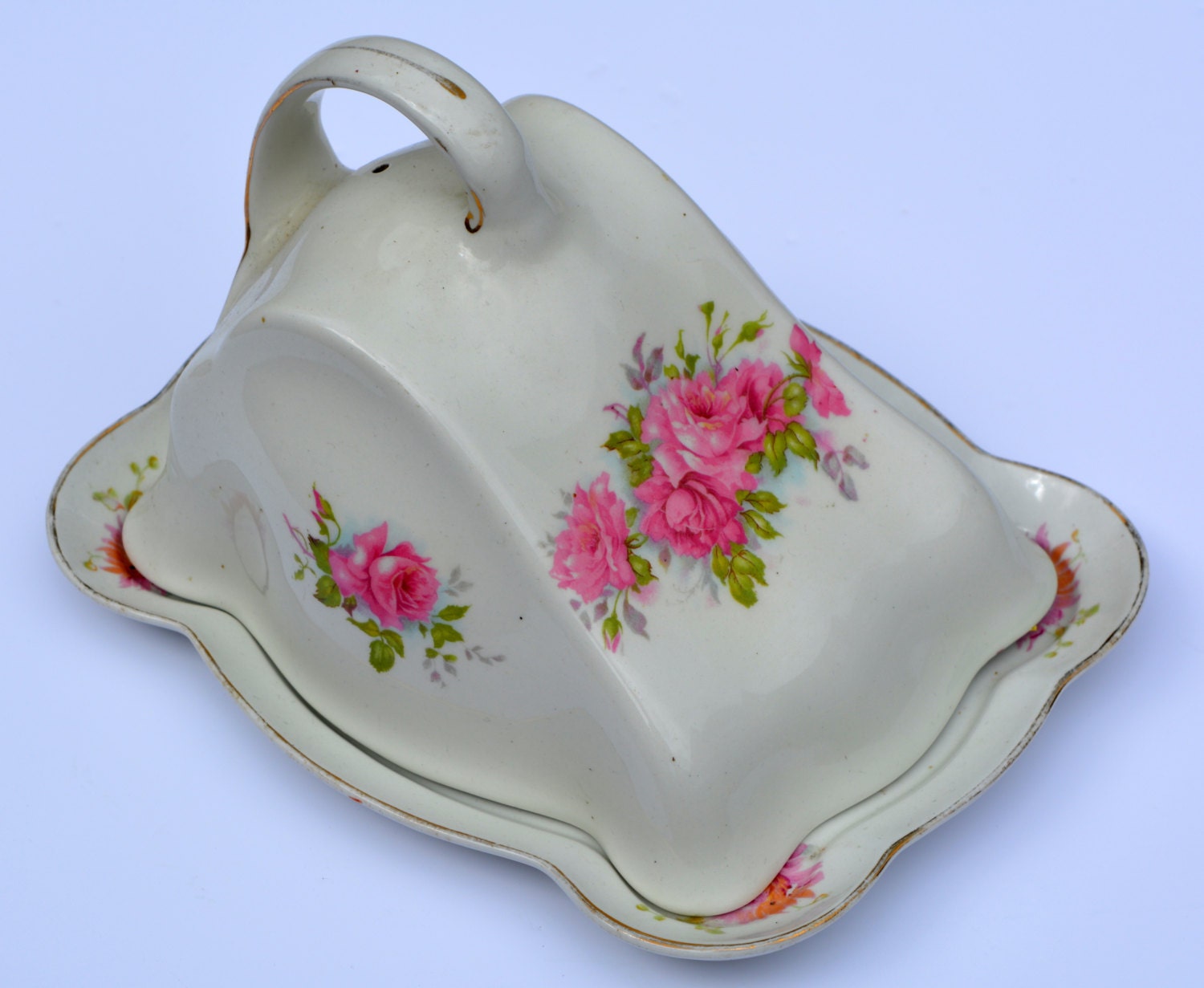 1930s Vintage Cheese Dish Art Deco Cheese Dish Vintage Butter Dish by ...