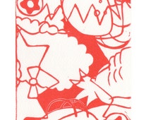Popular items for linocut block print on Etsy