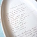 personalized plate with handwriting personalized by phpottery