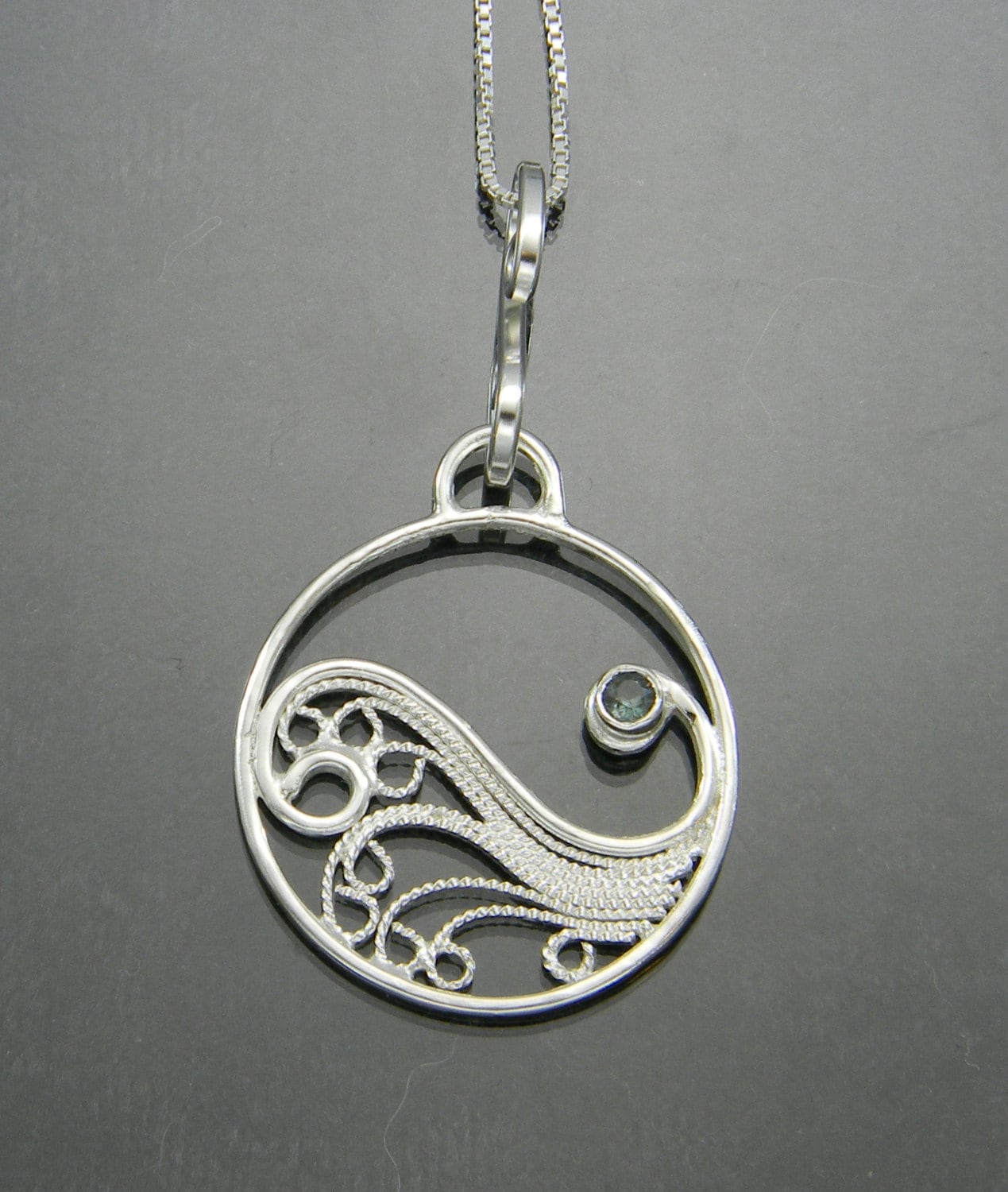 Sterling Silver Filigree Pendant Filigree Pendant Filigree