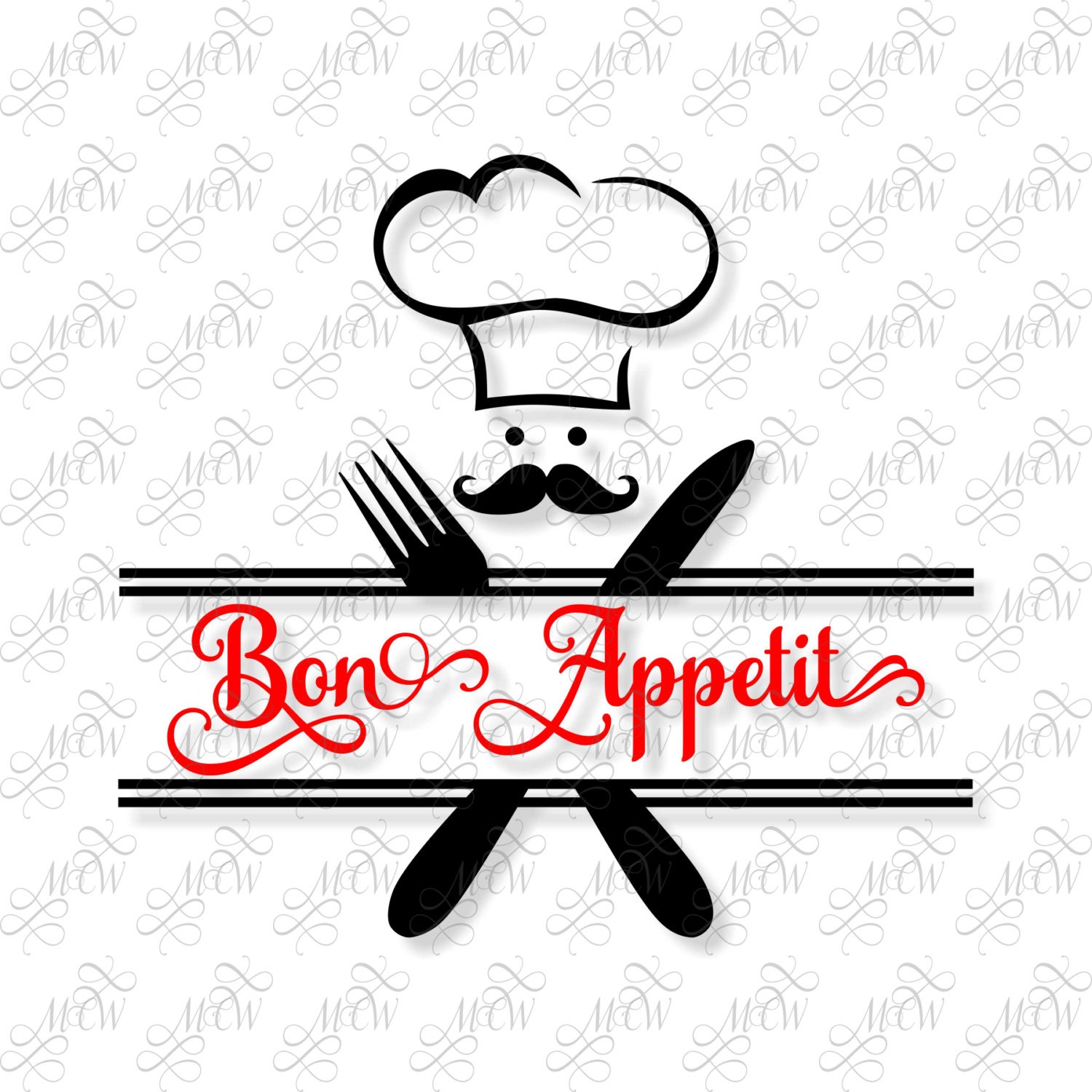 Bon Appetit Chef SVG