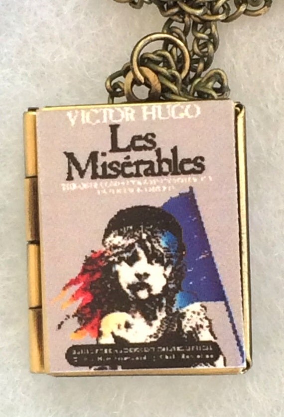 Les Miserables Book Cover Locket by BMoreBooks on Etsy