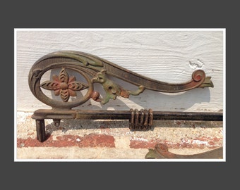 Iron curtain rod | Etsy