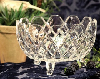 Crystal candy dish | Etsy