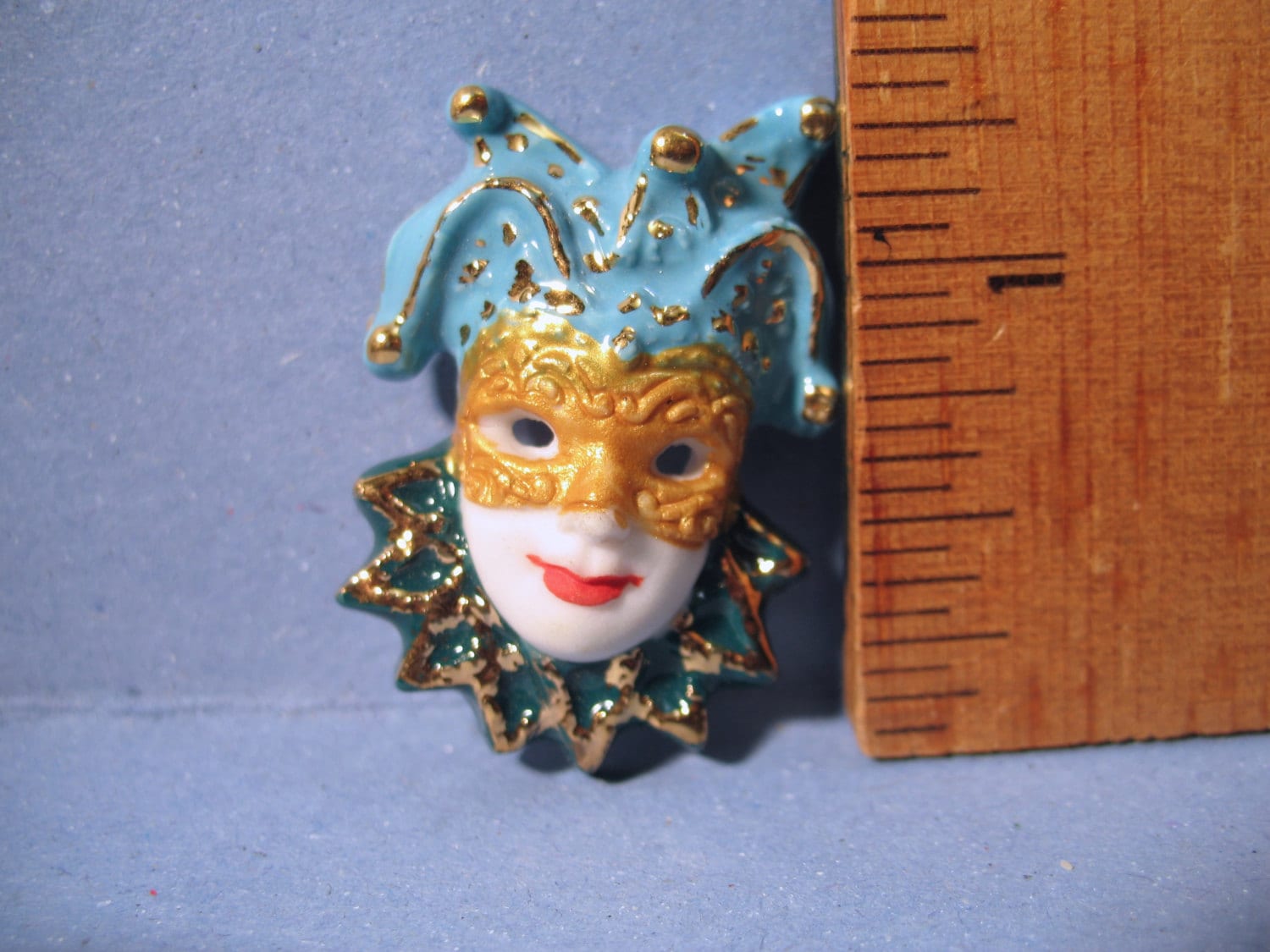 Gorgeous VENETIAN Carnival MASK French Feve Feves