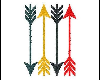 Single Arrow Embroidery Design Arrow Fill Stitch Embroidery