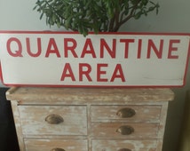 Popular items for quarantine sign on Etsy