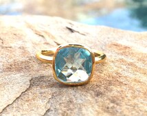 Popular items for quartz gold ring on Etsy