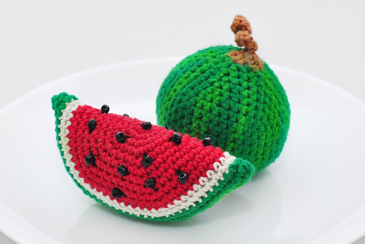 Amigurumi Pattern. 35 Crochet Play Food Patterns. Crochet