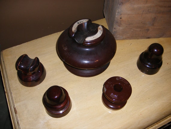 Brown Ceramic Insulator Collection