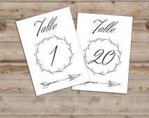 Popular items for western table number on Etsy
