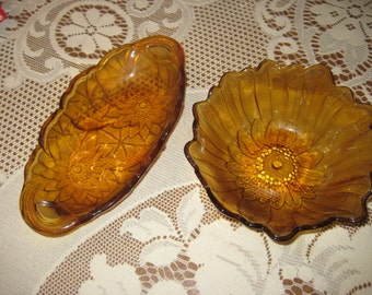 Amber candy dish | Etsy
