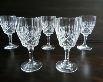 Crystal stemware | Etsy