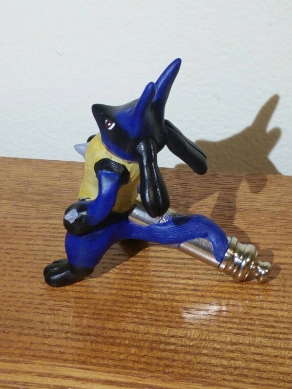 Lucario Claymetal Smoking Pipe Pokemon Super Smash By Pokeland