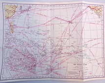 Unique vintage atlas pages related items | Etsy