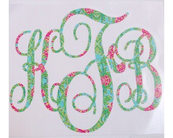 Lilly pulitzer font | Etsy