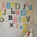 Wooden Alphabet Letters Alphabet Wall ABC Wall Alphabet Set