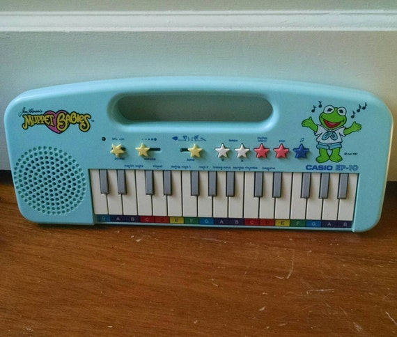 Vintage Muppet Babies Casio Toy Keyboard Child's by ShmaltzMart