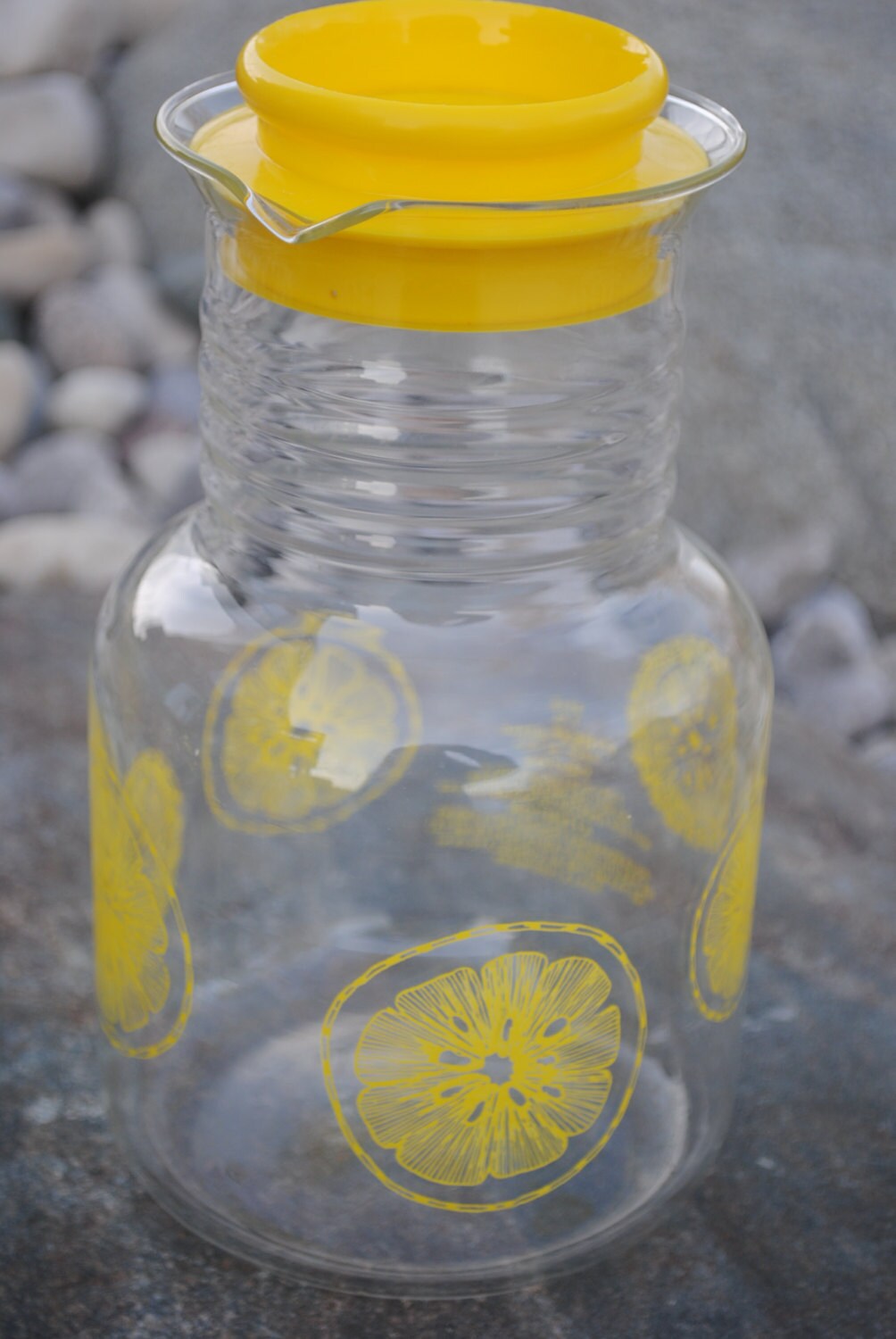 Vintage Pyrex Lemonade Carafe, 1.5 L, 3515, juice container with lid ...