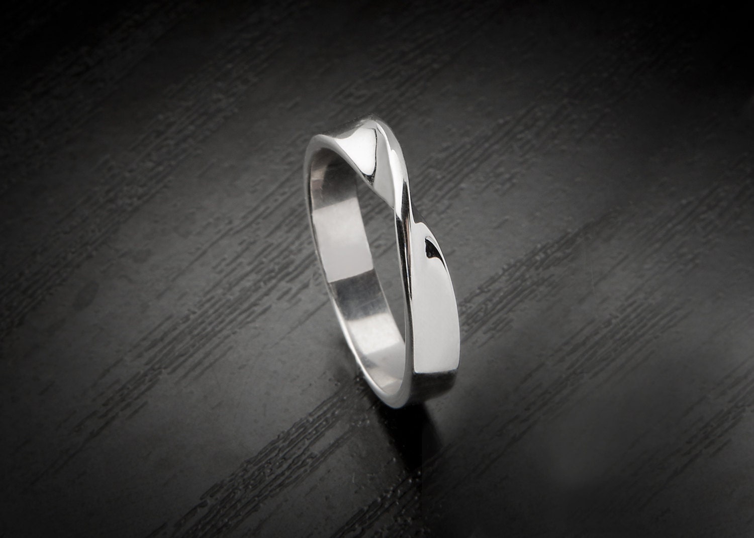 Mobius Ring Sterling Silver Ring 9k Mobius Ring Solid Gold