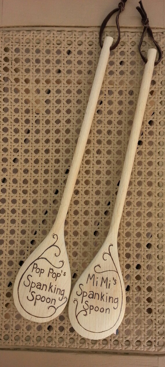 Wood Burned Spanking Spoon Set By Ajssublimedesignz On Etsy