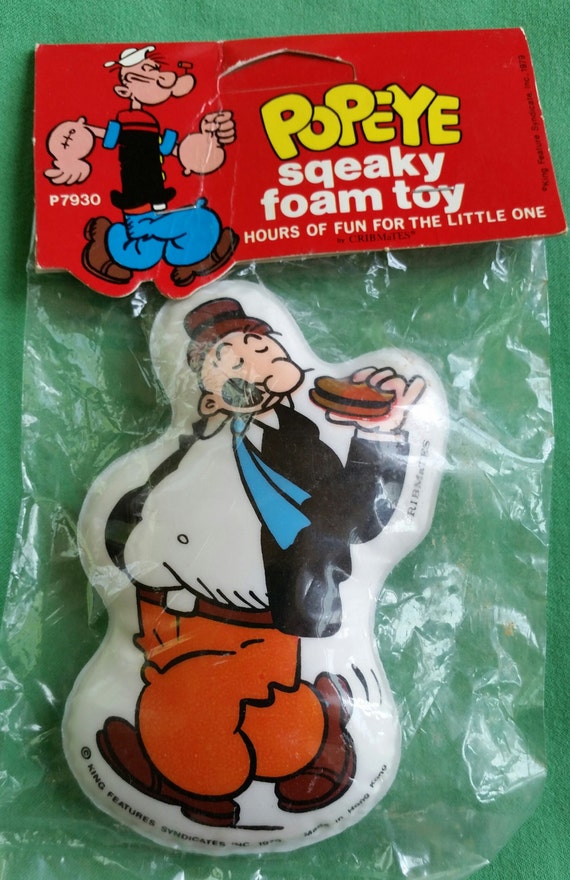 Vintage Popeye Wimpy Character Squeaky By Gouldsimplynostalgia